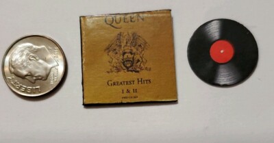 Dollhouse Miniature Record Album 1" 1/12 scale Barbie Queen Greatest ...