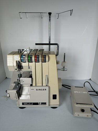 Singer Ultralock 14U64A Overstitch Serger Sewing Machine 4 Thread w ...