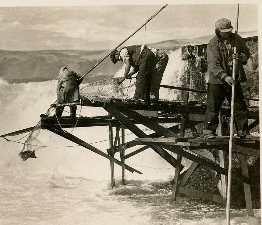 Native Americans Fishing Nets