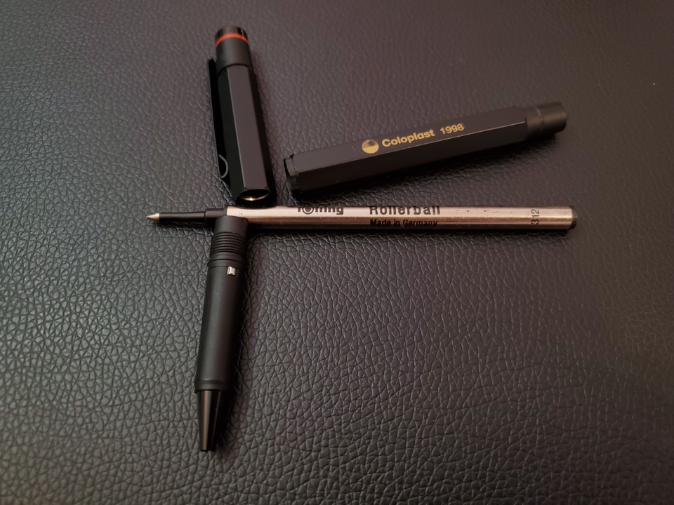 Vintage Rotring Newton Black Rollerball Pen (Preowned) | eBay