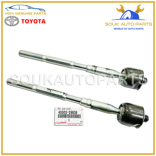 45503-29836 Genuine Toyota END SUB-ASSY (2 Pcs), STEERING RACK ...
