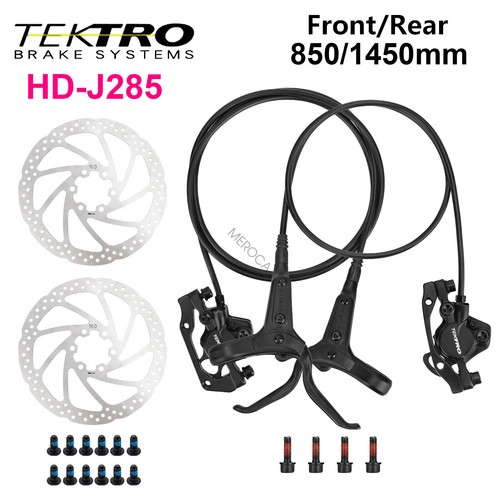 TEKTRO HD-J285 Hydraulic Disc Brake set Front/Rear 850/1450mm + 2pc ...