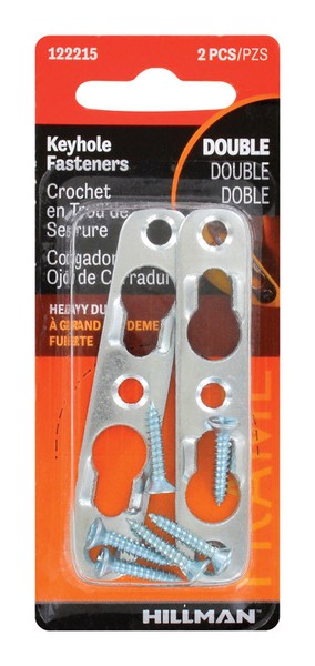 The Hillman Group 122215 Double Hole Heavy Duty Keyhole Hanger for sale ...