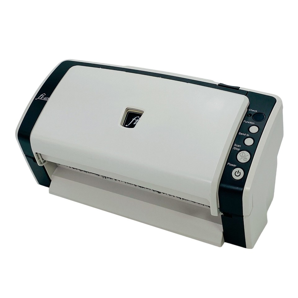 Fujitsu FI-6130 Document Scanner NEW Rollers/Trays/Adapter - 1 YEAR ...