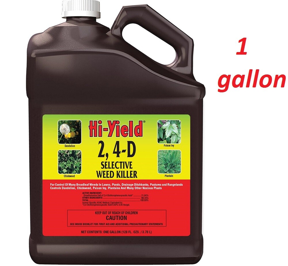 VPG (#21416) Hi-Yield 2,4-D Selective Weed Killer Concentrate, 1 gallon ...