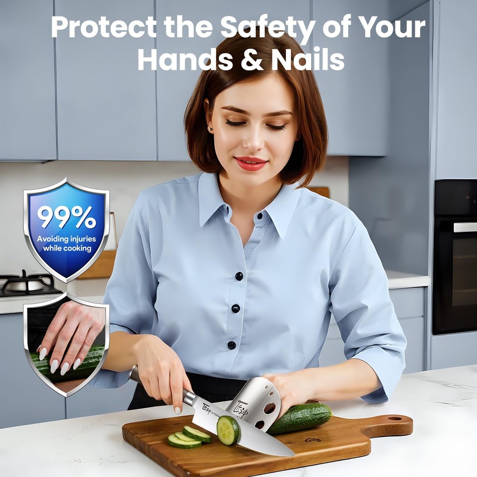 SYOKAMI Finger Guards for Cutting Food, Protects Women’s Fingers and ...