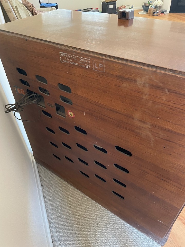 Vintage Musaphonic GE Radio Phonograph Storage Console | eBay