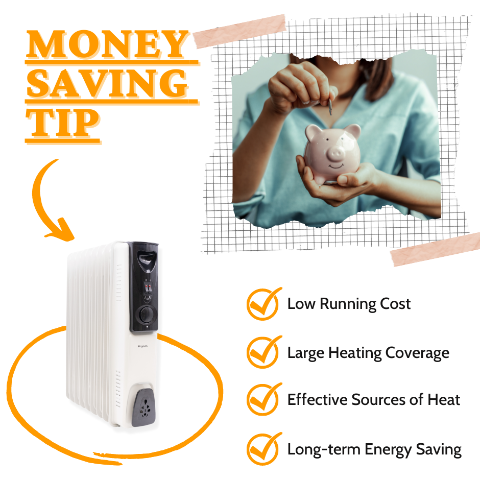 5/7/9/11 Fin 240V Portable Electric Oil Filled Radiator Electric ...