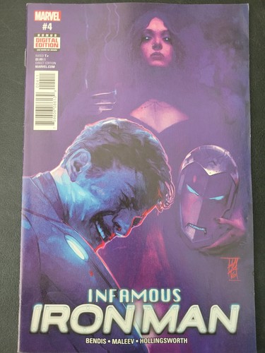 INFAMOUS IRON MAN #4 (2017) MARVEL COMICS BRIAN BENDIS! ALEX MALEEV ...
