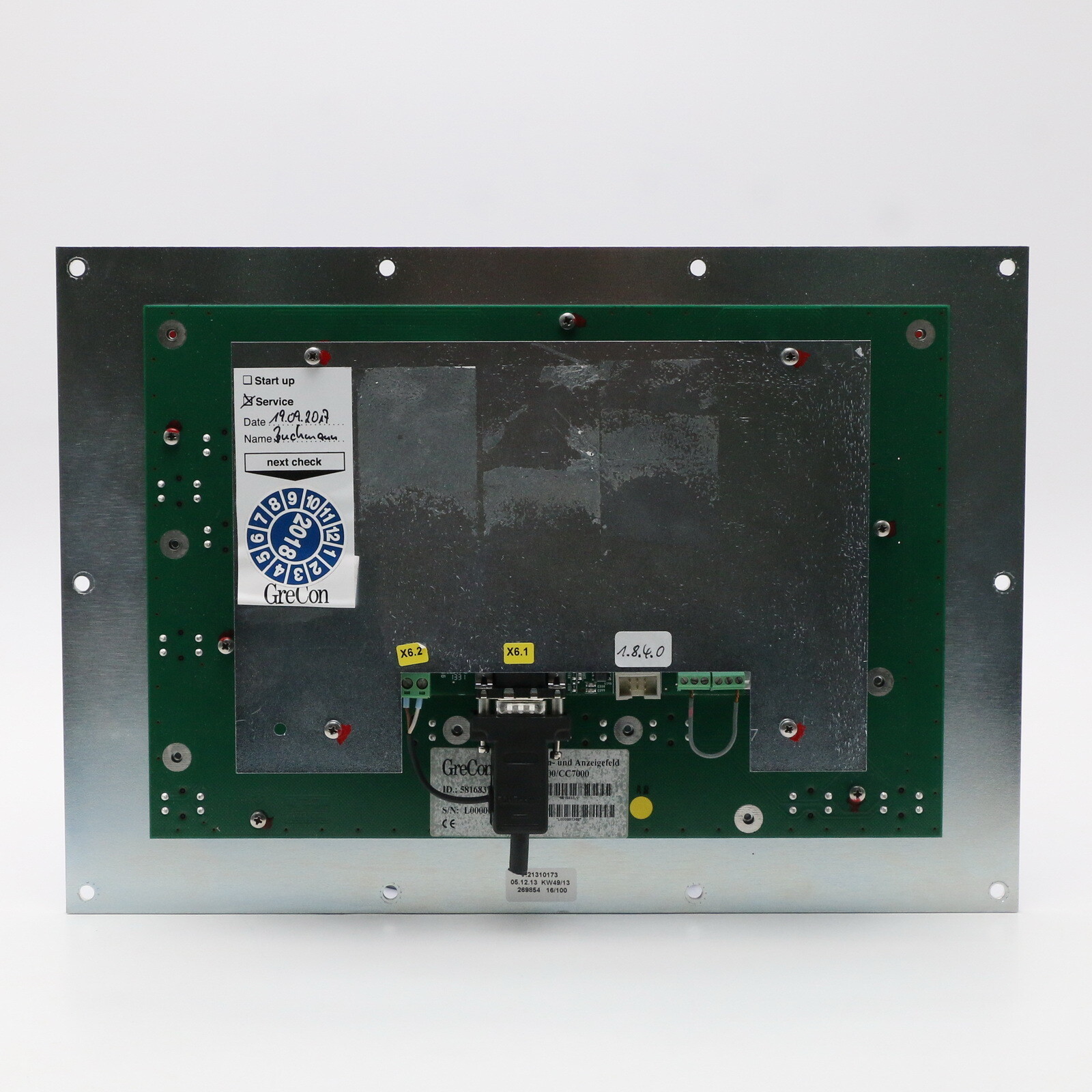 GreCon CC 5000/ CC 7000 Bedien- und Anzeigefeld/ Funkmeldezentrale ...