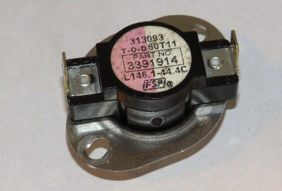 Maytag Dryer MEDX700XW0: High Limit Thermostat (3391914 / WP3391914 ...