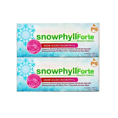 2 Phytoscience Snowphyll Forte Snow Algae Chlorophyll & Mulberry Detox ...