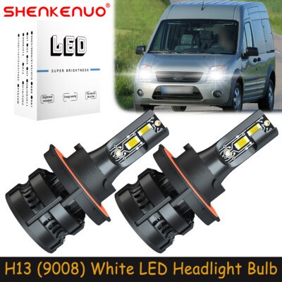 For Ford Transit Connect 2010-2013 9008 H13 LED Headlights Bulb High ...