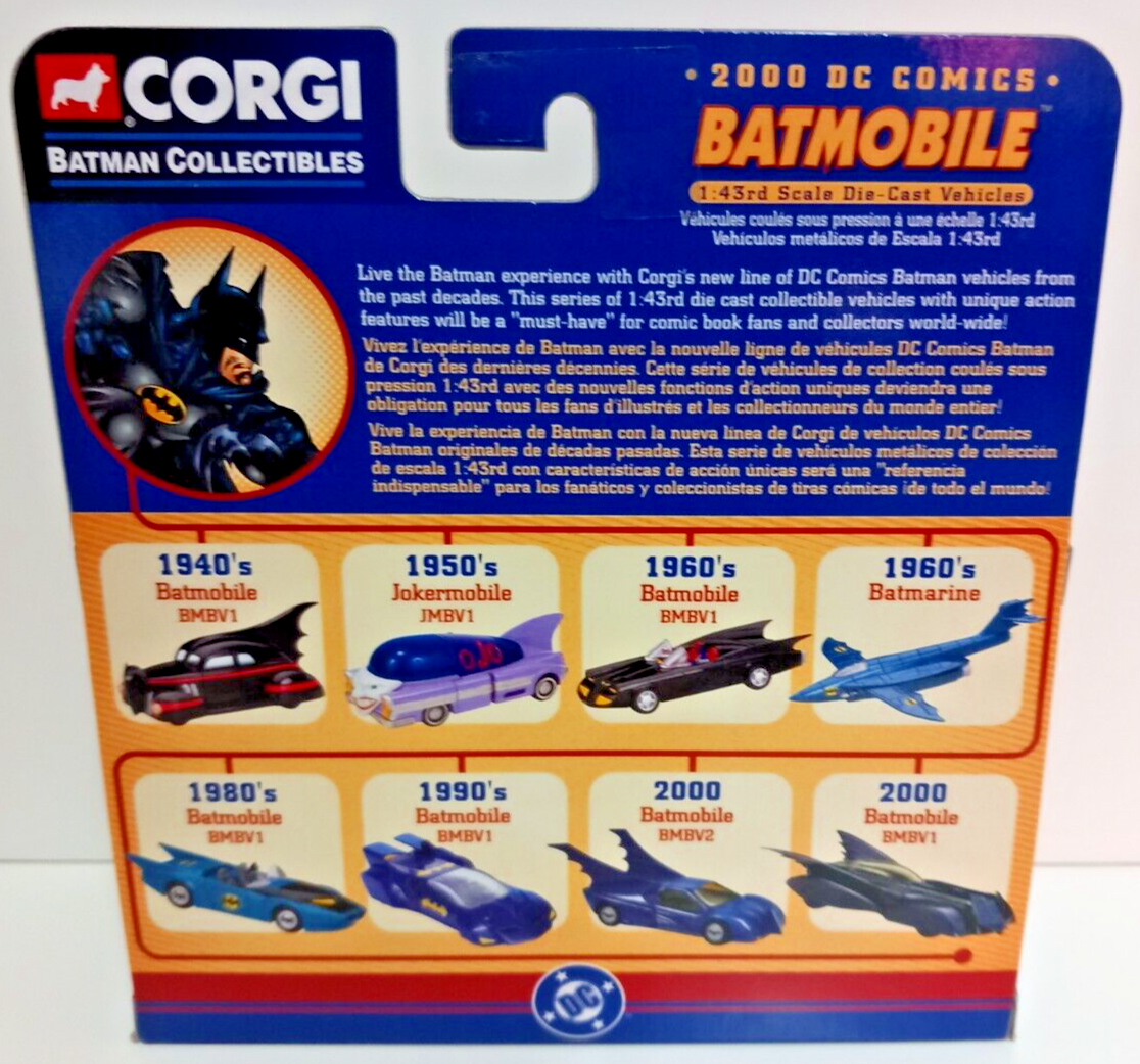 Neu Corgi Batman 1:43 Batmobile 2000 DC Comics 77308 OVP | eBay