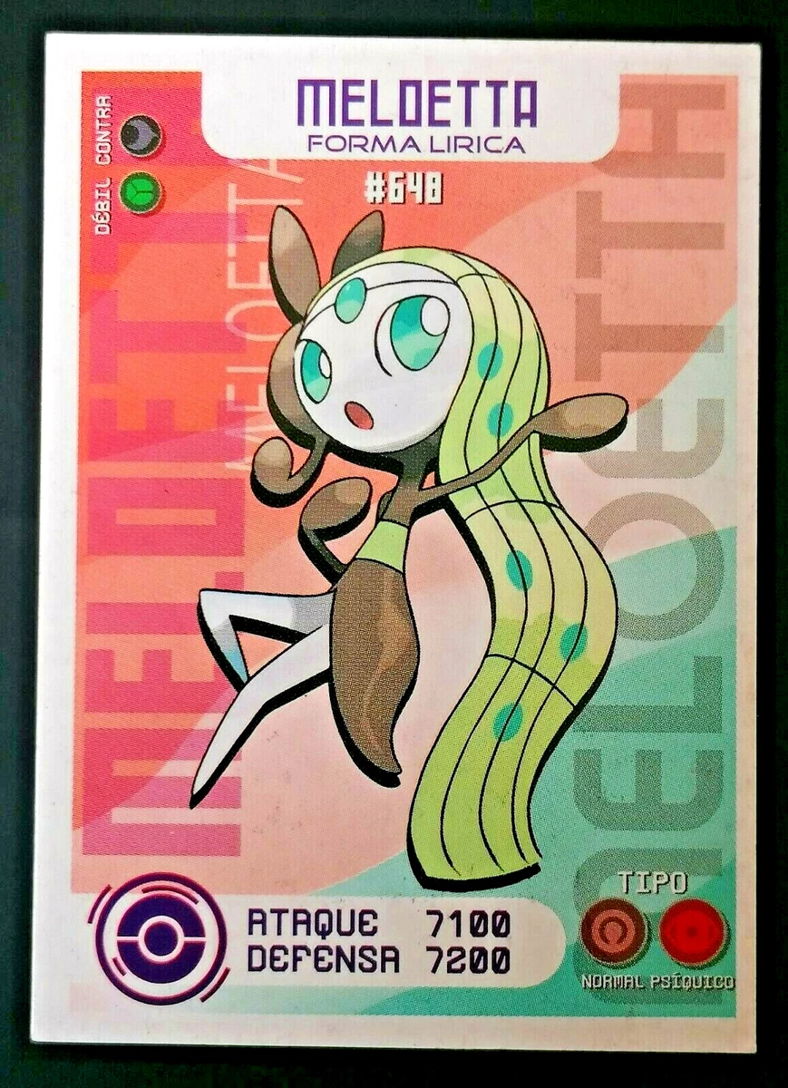 Pokemon Meloetta Card