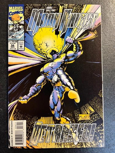 MARC SPECTOR MOON KNIGHT 56 Stephen PLATT Great Cover NM V 1 Werewolf ...