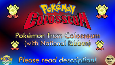 Colosseum Pokémon National Ribbon - Switch games | HOME (💯Legal) | eBay