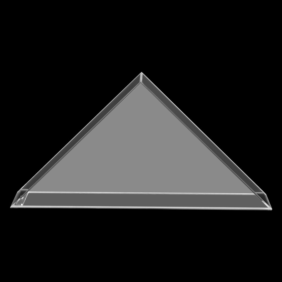 Flag Display Case Clear Acrylic Flag Box Triangle Holder for Table Wall ...