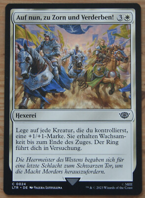 Magic The Gathering Herr der Ringe Auf nun, zu Zorn und Verderben ! 24 ...