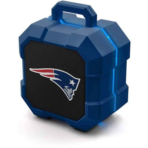 NFL New England Patriots Speaker Wireless Bluetooth Shockbox LED Light ...