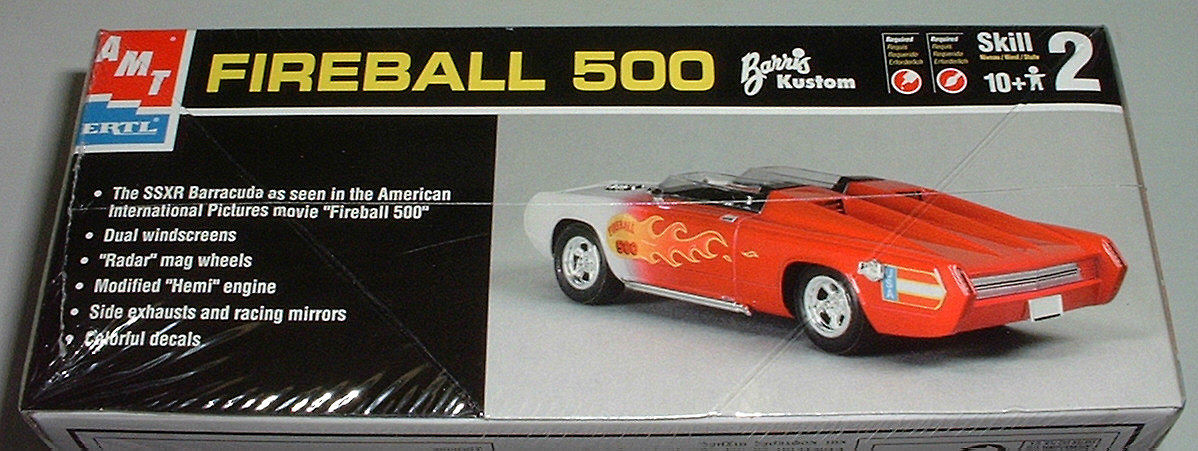 Custom 1966 Barracuda SSXR George Barris Hemi FIREBALL 500 w Trailer ...