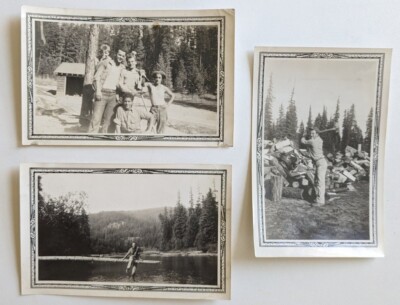 1930s Set of 3 Vintage Photos New Deal CCC 1235th F-127 Station ...