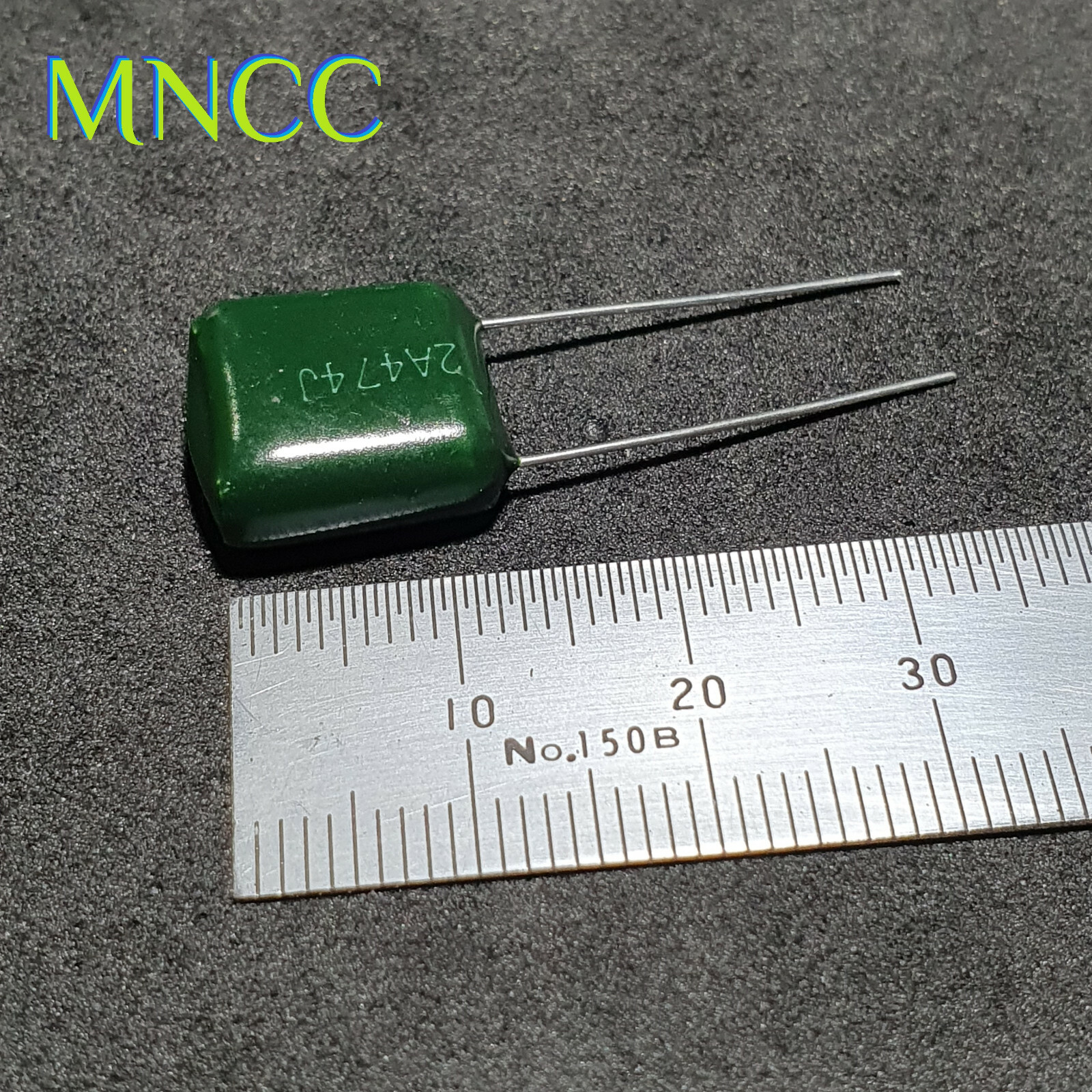 2A474J 470nF 0.47uF 470000pF 100V 5% Mylar Green Polyester PET ...