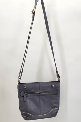 Born Bucket Crossbody Leather Handbag Purse Gray | eBay