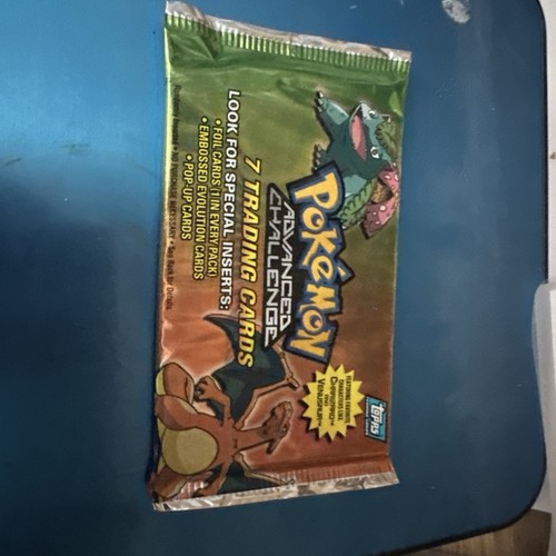 🔥🔥2004 Pokémon Topps Advanced Challenge Cards Booster Pack 7 Per Pack ...