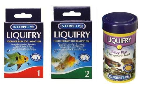 INTERPET LIQUIFRY BABY FISH FOOD FRY LIVEBEARER AQUARIUM TANK HATCHER ...