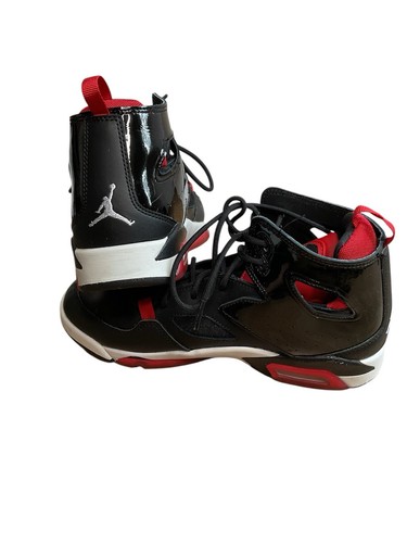 Jordan Flight Cub 91 Black University Red White Size Youth 6 Shoes ...