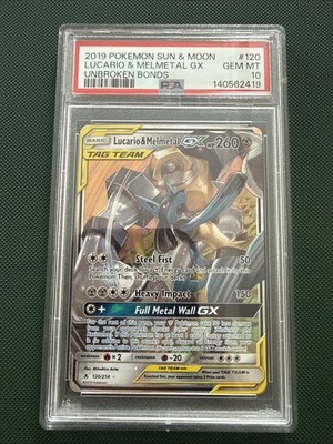 Pokémon TCG Lucario & Melmetal GX Tag Team Unbroken Bonds Card 120/214 ...
