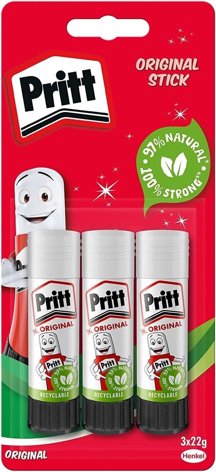 Glue Stick, Safe & Child-Friendly Craft Glue for Arts & Crafts ...