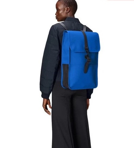 Rains Backpack W3 Rucksack Waterproof Travel Laptop Work City Bag Blue ...