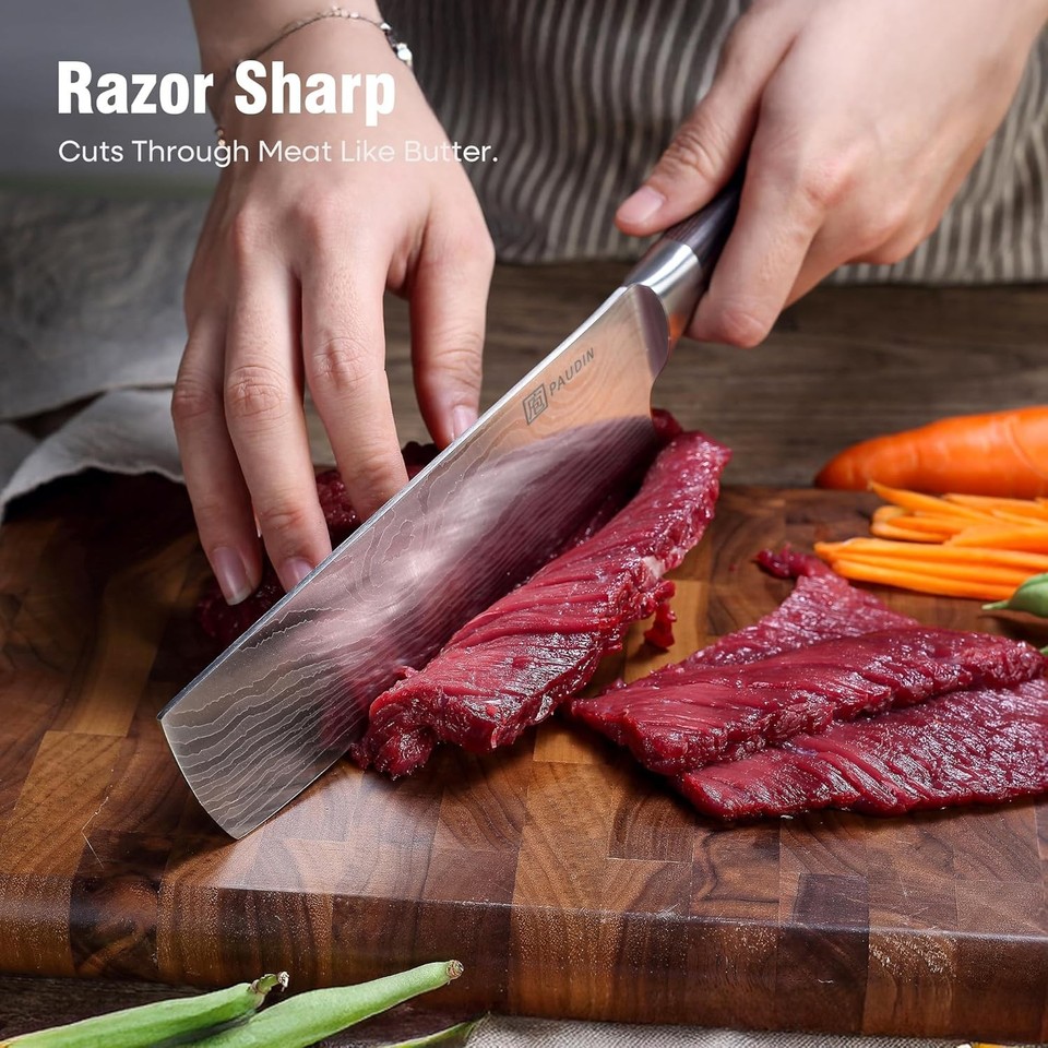 Kitchen Knife Set, Professional Kitchen Chef Knives with Ultra Sharp ...