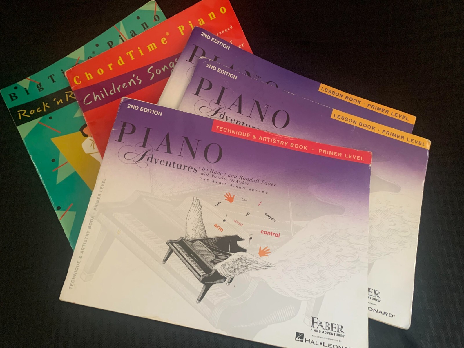 Faber Lesson, Technique, BigTime, ChordTime Piano Books - Lot of 5 ...