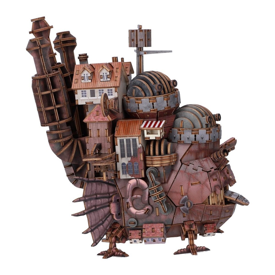 Howl's Moving Castle Studio Ghibli Wooden 3D puzzles ki-gu-mi Kigumi ...