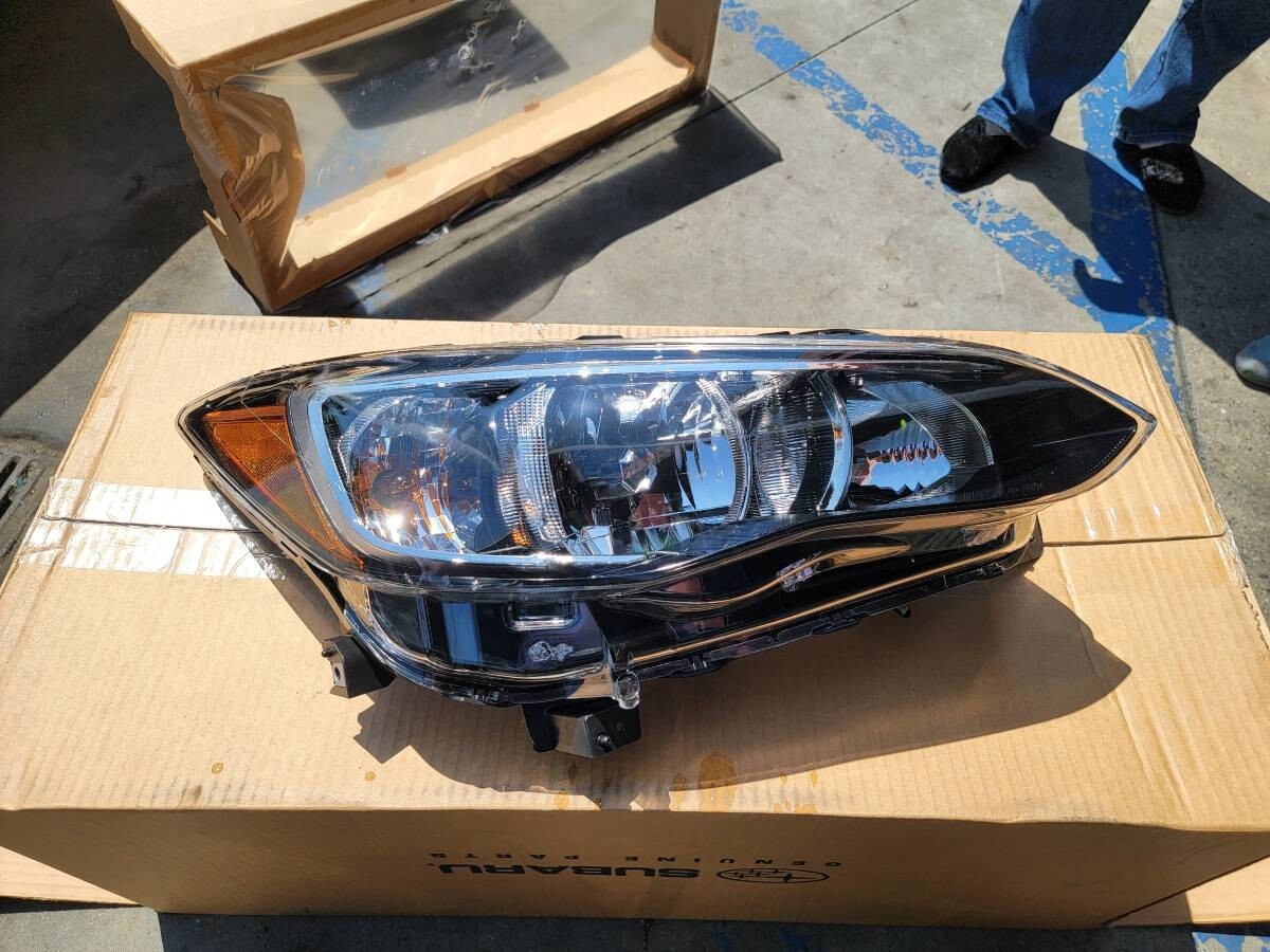 SUBARU IMPREZA HEADLIGHT RIGHT PASSENGER 2017-2021 2022 2023 84001 ...