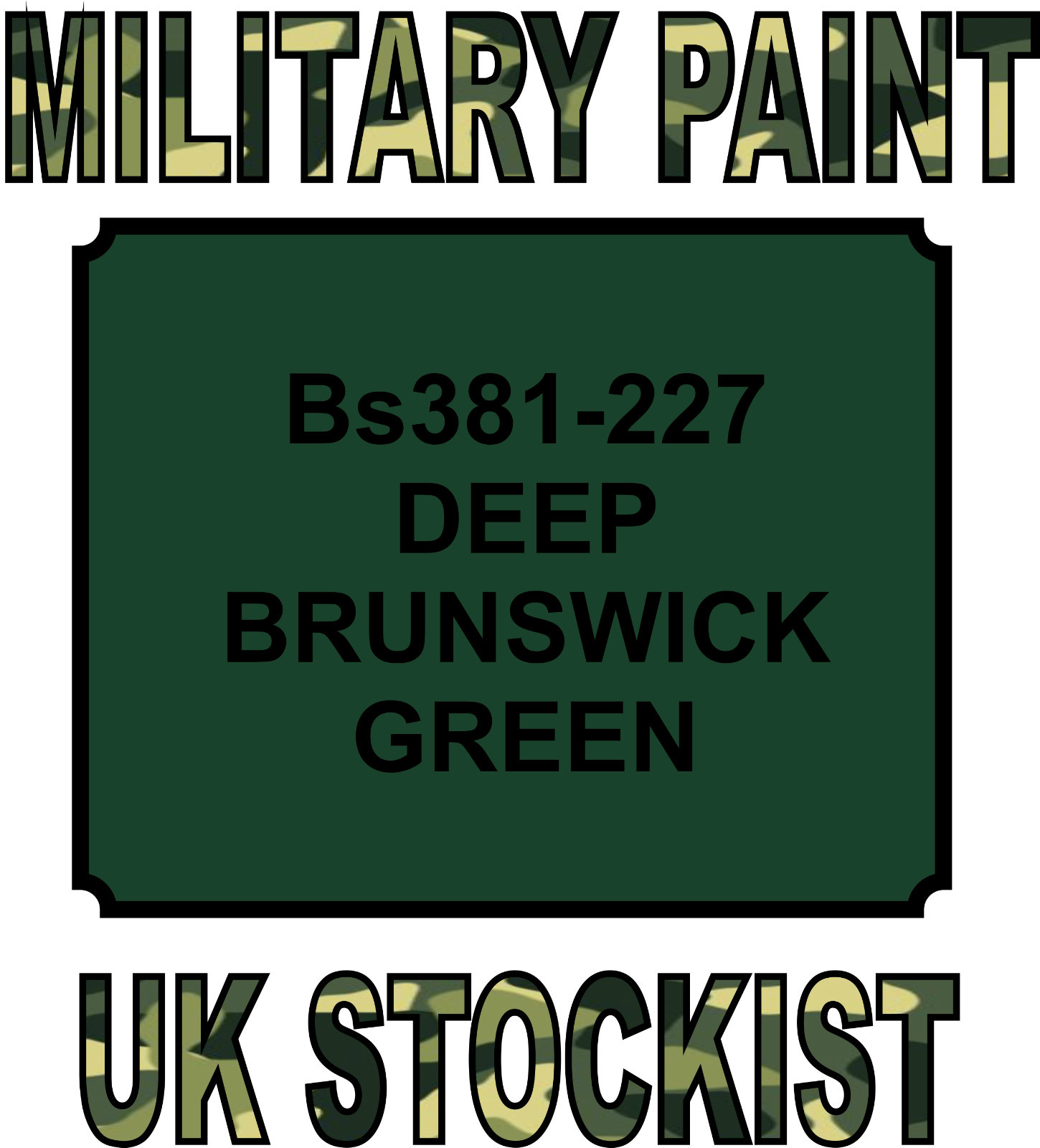 DEEP BRUNSWICK GREEN MILITARY PAINT METAL STEEL HEAT RESISTANT ENGINE ...