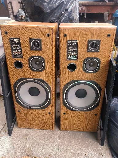 Onkyo AV Fusion S-31 12” 3 Way Boss Speakers Tower Pair | eBay