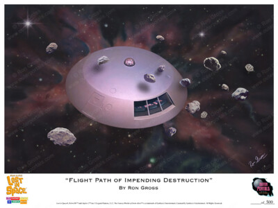 Lost in Space J2 - Flight path of Impending Destruction - Print By Ron ...