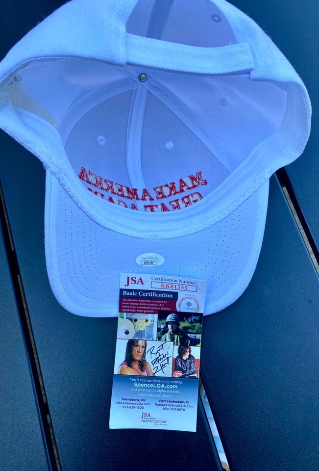 Ivanka Trump Make American Great Again Signed Hat JSA COA Donald Trump ...