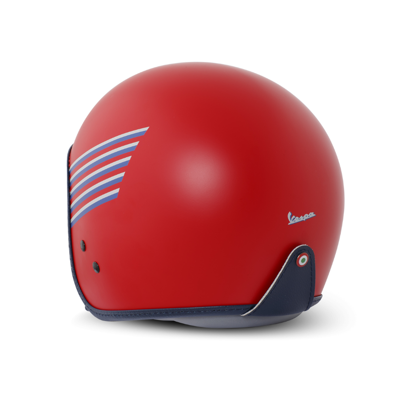 Original Vespa Jet Helmet Red Graphic - Vespa GT-GTS - Primavera ...