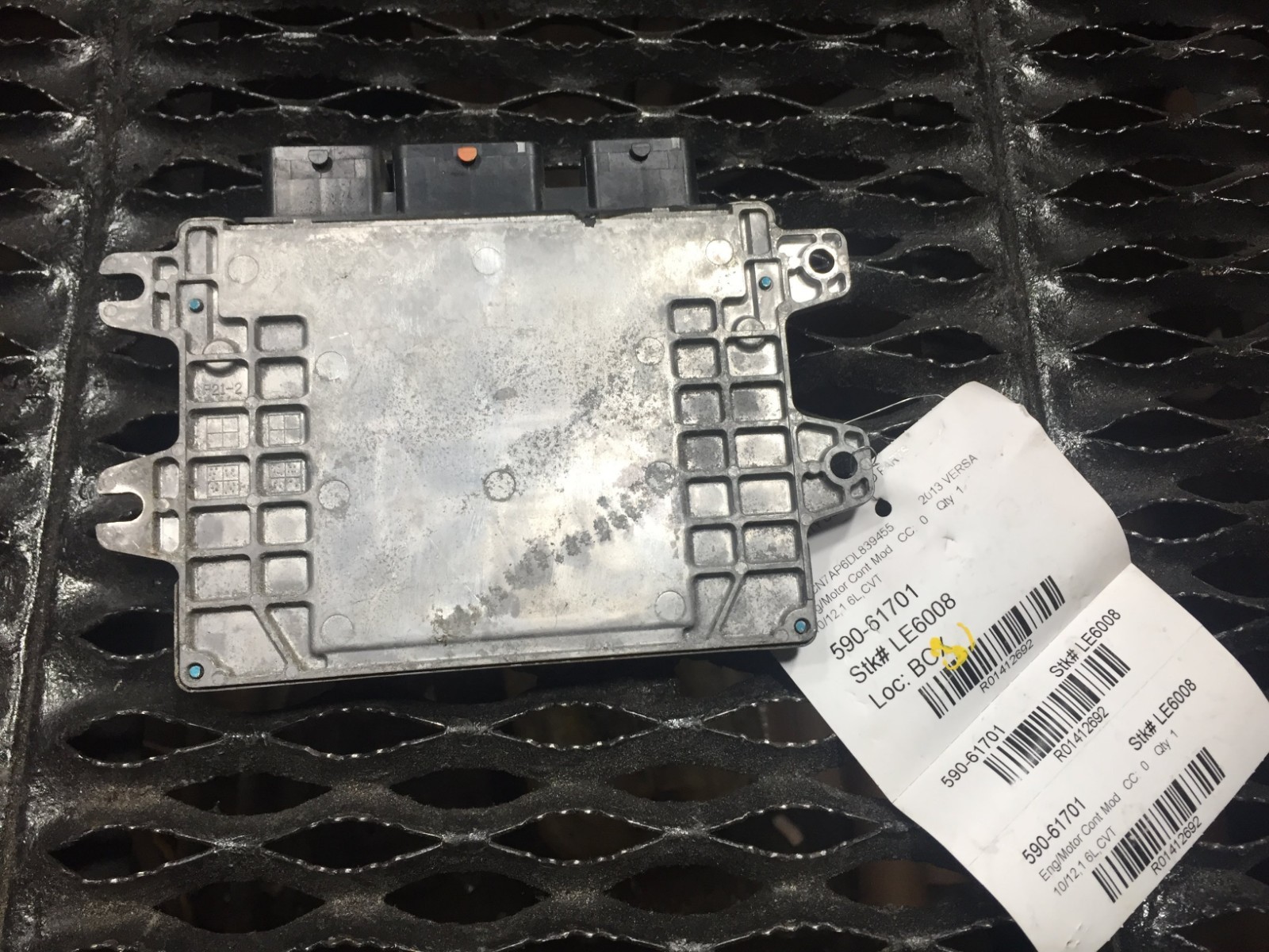 13 14 NISSAN VERSA BEM332-300 A2 BRAIN ENGINE CONTROL ECU ECM EBX ...