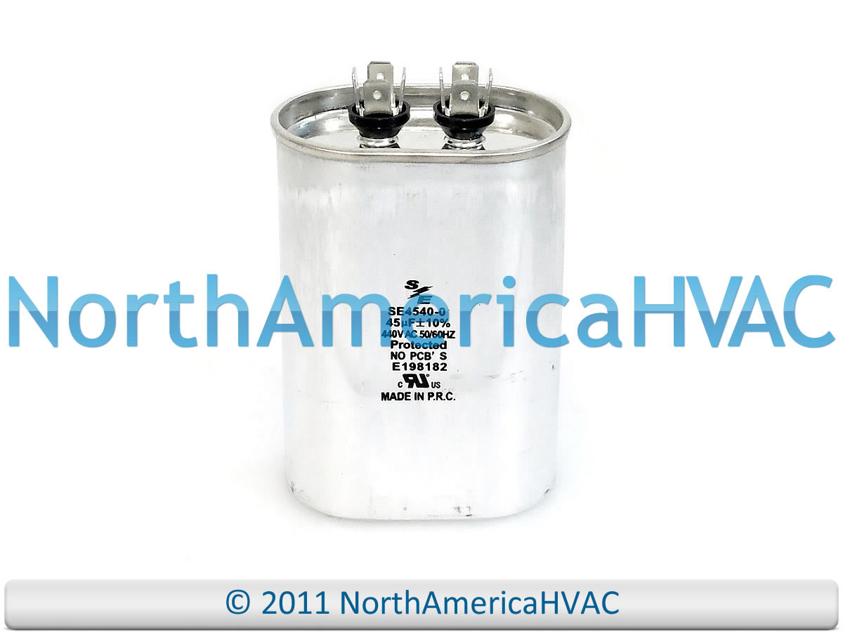 Motor Oval Run Capacitor 45 uF MFD 440V Volt VAC fits Diversitech ...