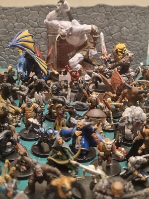 Vintage Original Dungeons & Dragons Wizards Painted Minatures DnD RPG ...