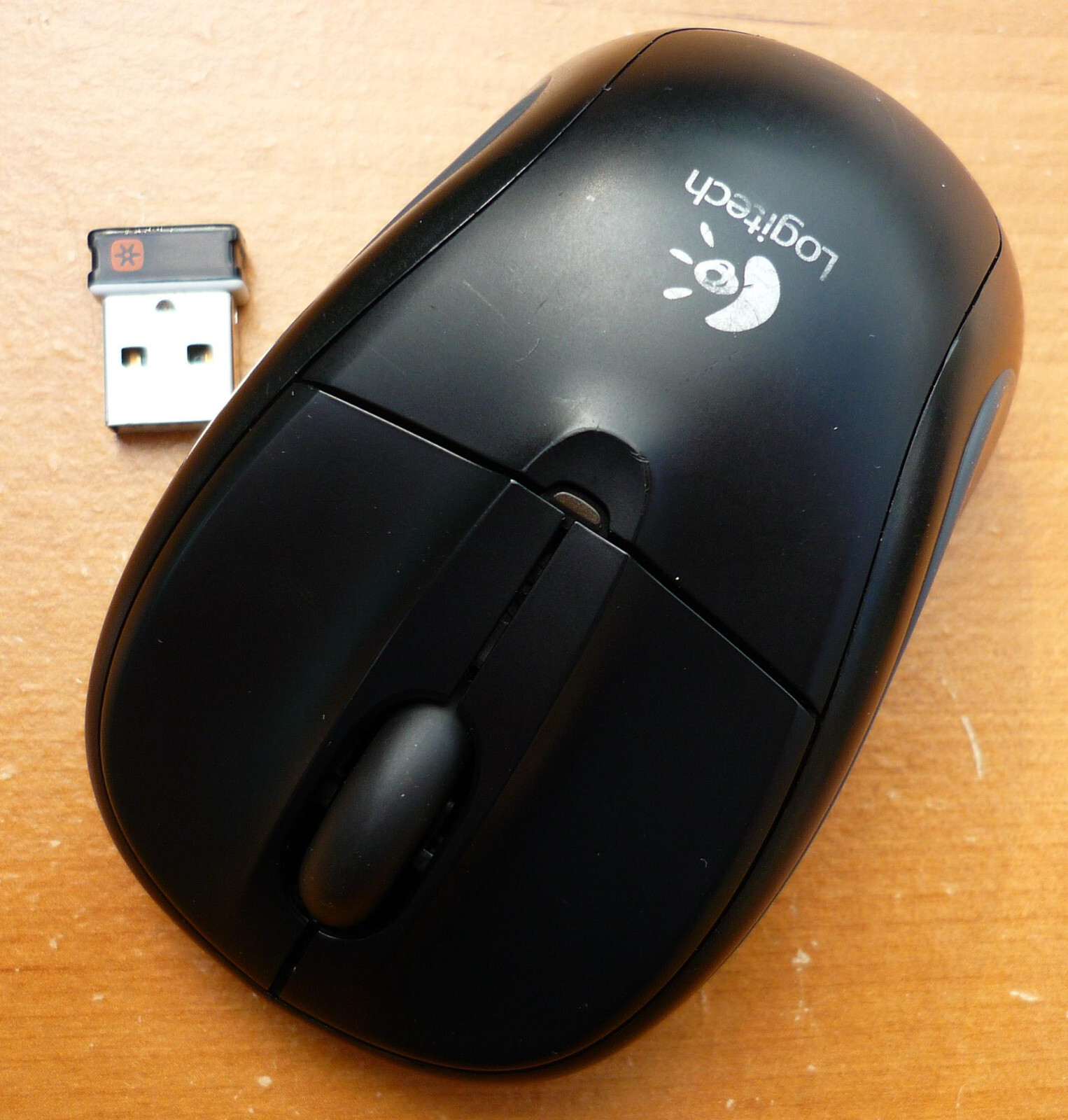 Logitech M305 Wireless Optical Mouse w/ Unifying Receiver Black - VG ...