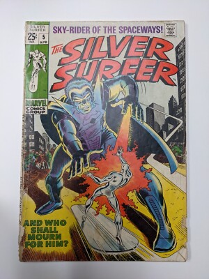 Silver Surfer #5 John Buscema 1st Al Harper Marvel 1968 | eBay