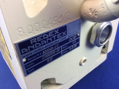 REDEX ANDANTEX R.12 GEARBOX 1:1/4 RATIO | eBay