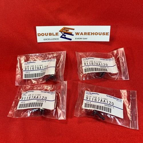 NOS OEM Subaru 91167AA120 Cowl Cover Clip LOT OF FOUR (4) | eBay